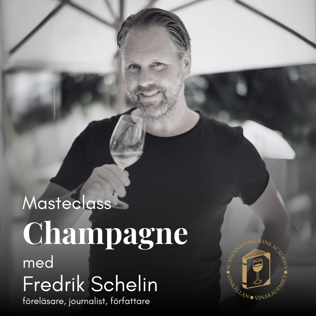 Masterclass Champagne med Fredrik Schelin– Vinkällan Dryckesutbildningar